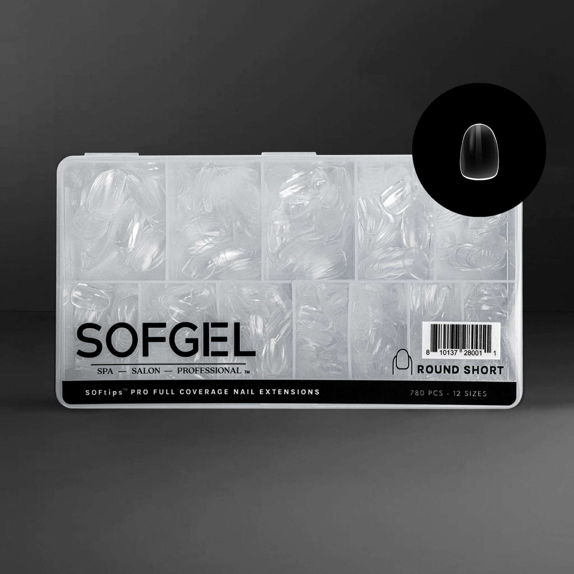 SOFGEL SOFTIPS PRO™ XII Standard Round Short (Box of 780pcs) – Skylark ...