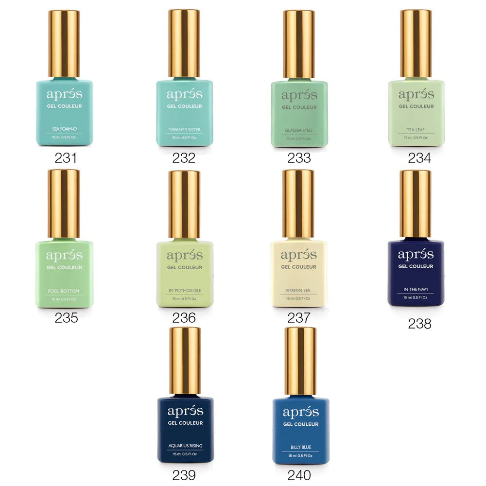 Apres - Gel Couleur Bundle - 10 colors #231 - #240 – Skylark Nail Supply