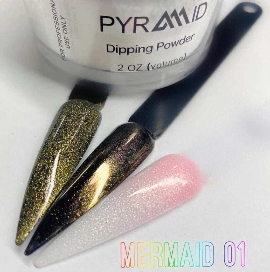 Pyramid Dipping Powder 2oz - Mermaid Collection - Color 01 to 12 ...